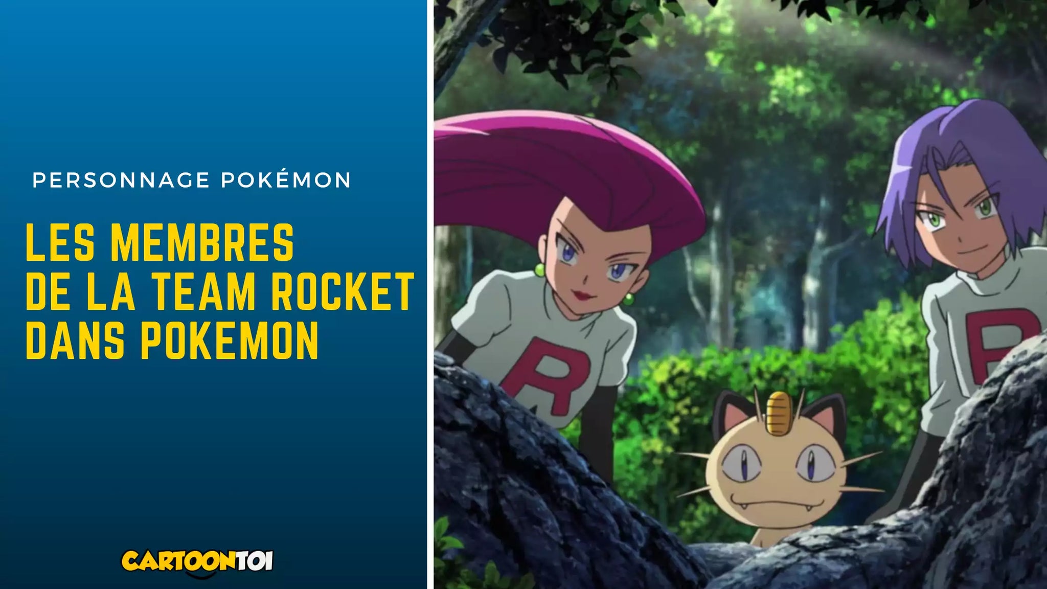 ¿Quiénes son los miembros del Equipo Rocket en Pokémon?