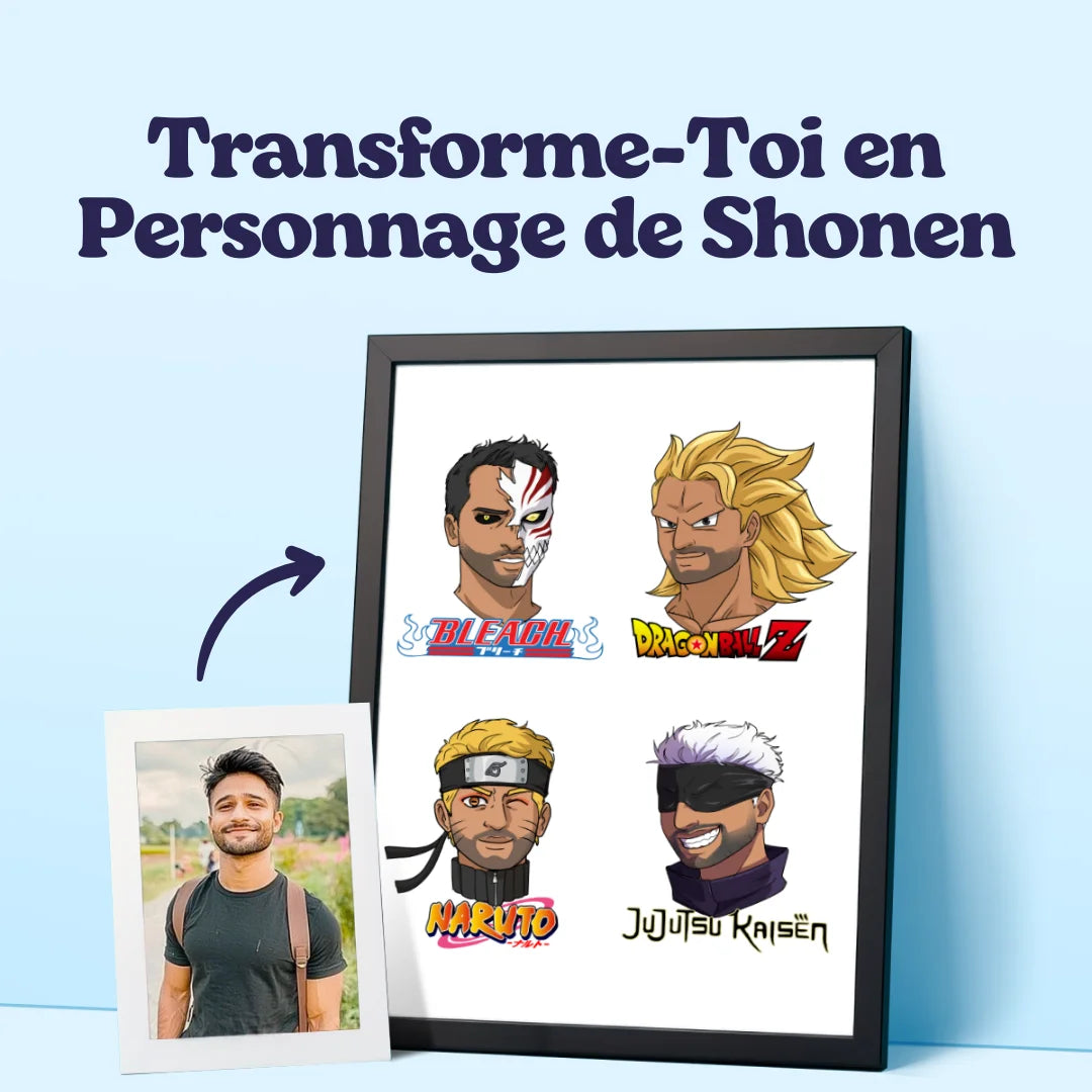 Retrato Estilo Manga Personalizado